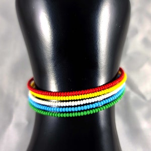 Disability Pride Flag Memory Wire Bracelet / Physical Disability ...