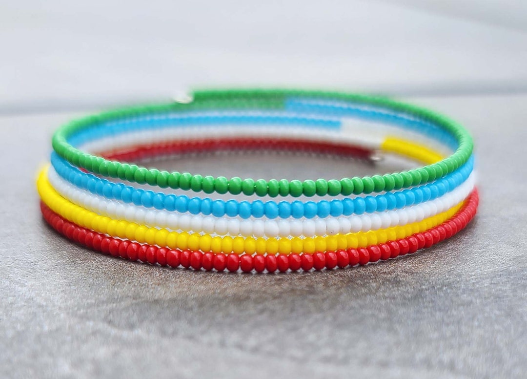 Disability Pride Flag Memory Wire Bracelet / Physical Disability ...