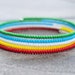 Disability Pride Flag Memory Wire Bracelet / Physical Disability ...