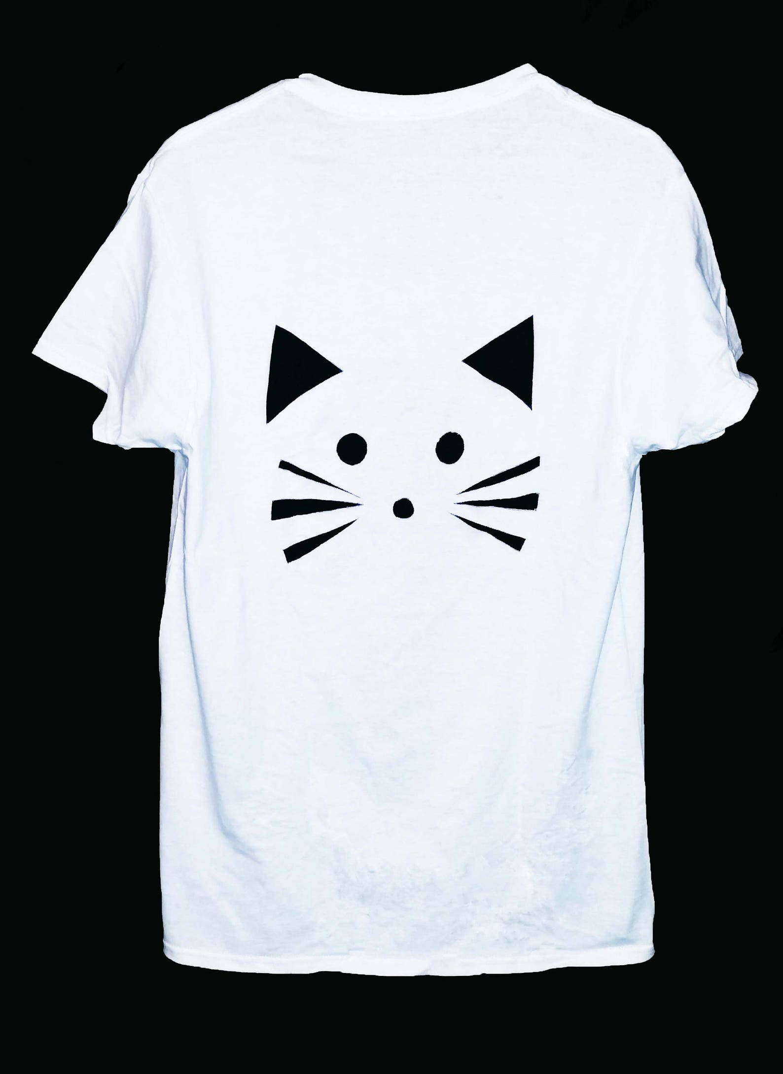 Cat Cutout T Shirt / Pastel Goth Kitty Cat Cut Out Tee | Etsy