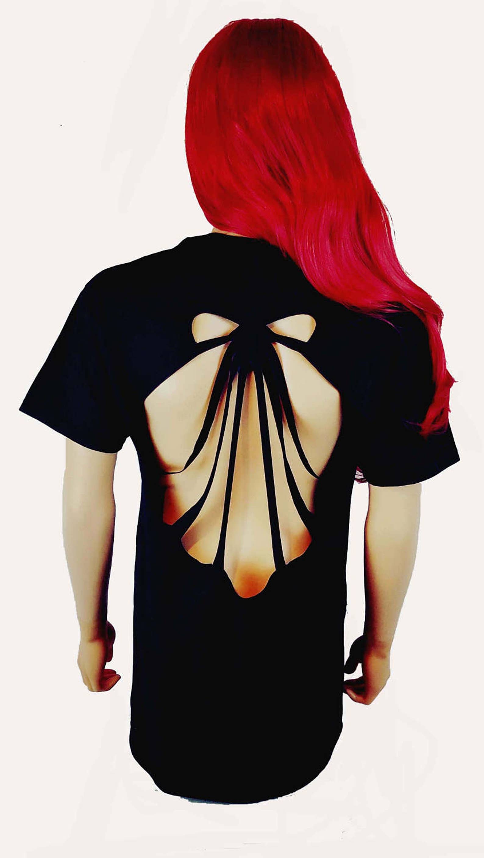 Seashell Cutout T Shirt / Mermaid Beach Cut Out Top - Etsy