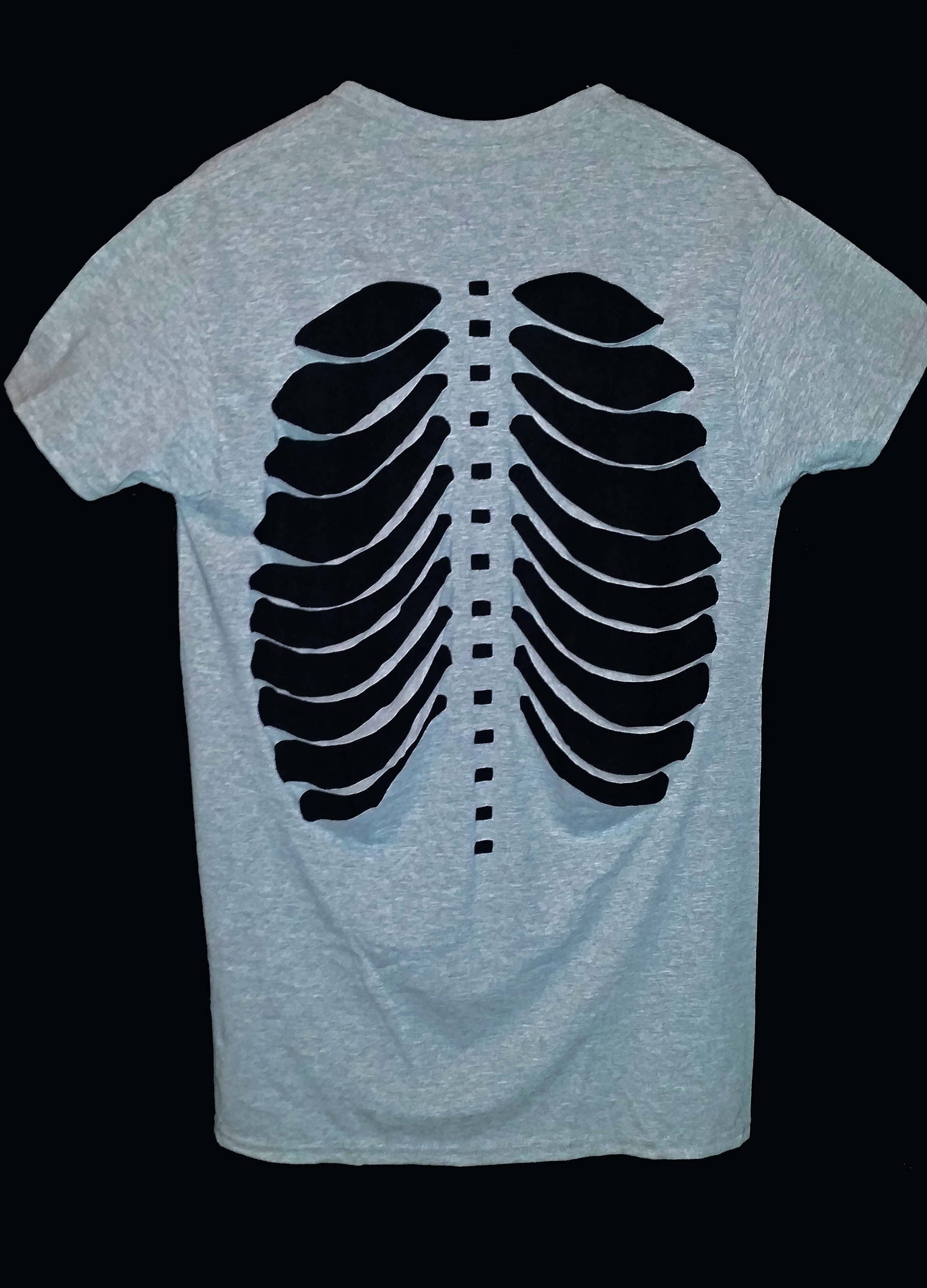 Rib Cage Cut Out Shirt / Pastel Goth Halloween Ribcage Cutout - Etsy