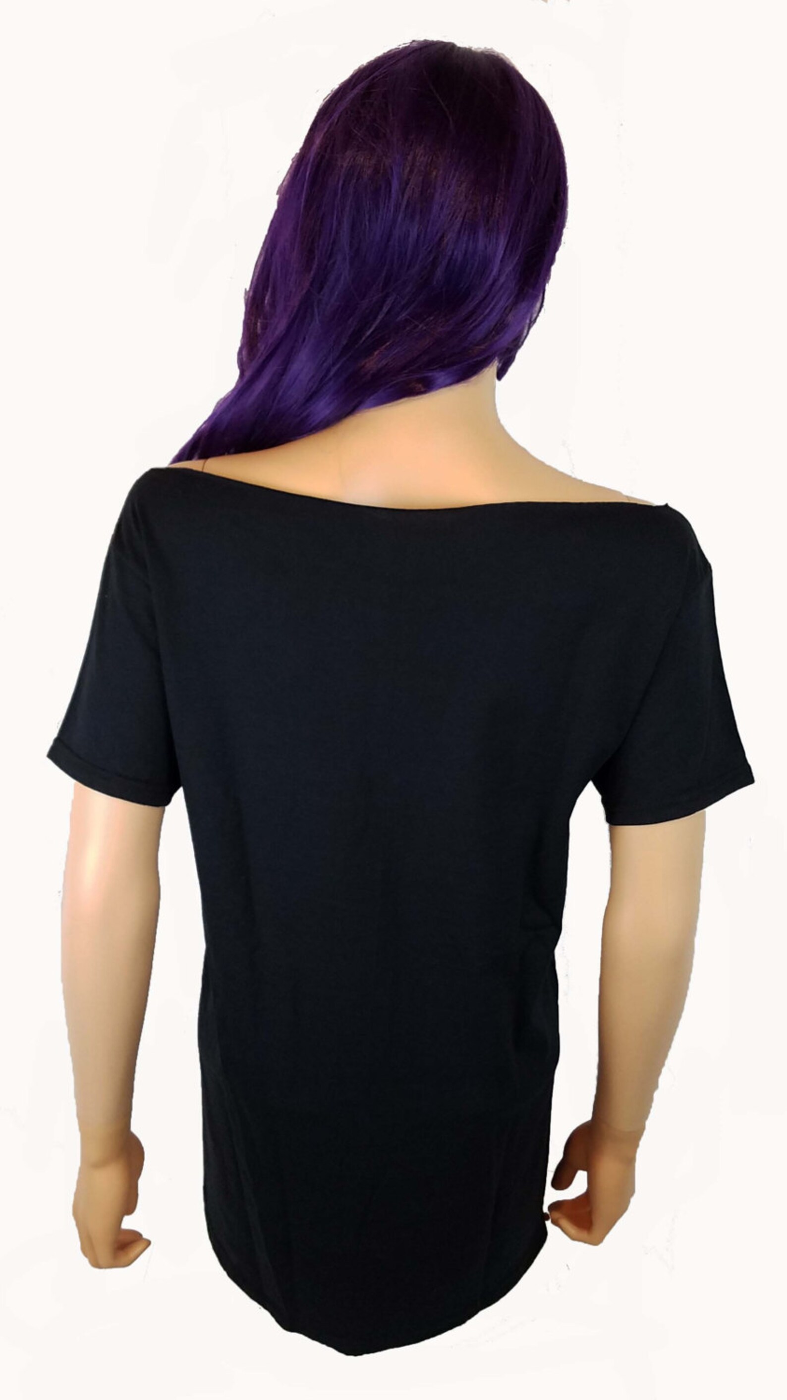 Meet Me in the Pit off the Shoulder Painted Top / Mosh Pit Tee - Etsy