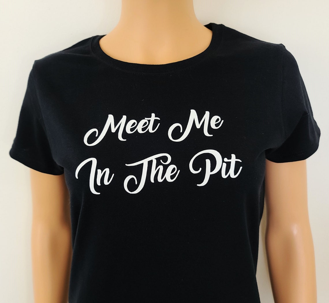 Meet Me in the Pit T Shirt / Women's Rock Concert Mosh Pit Shirt ...