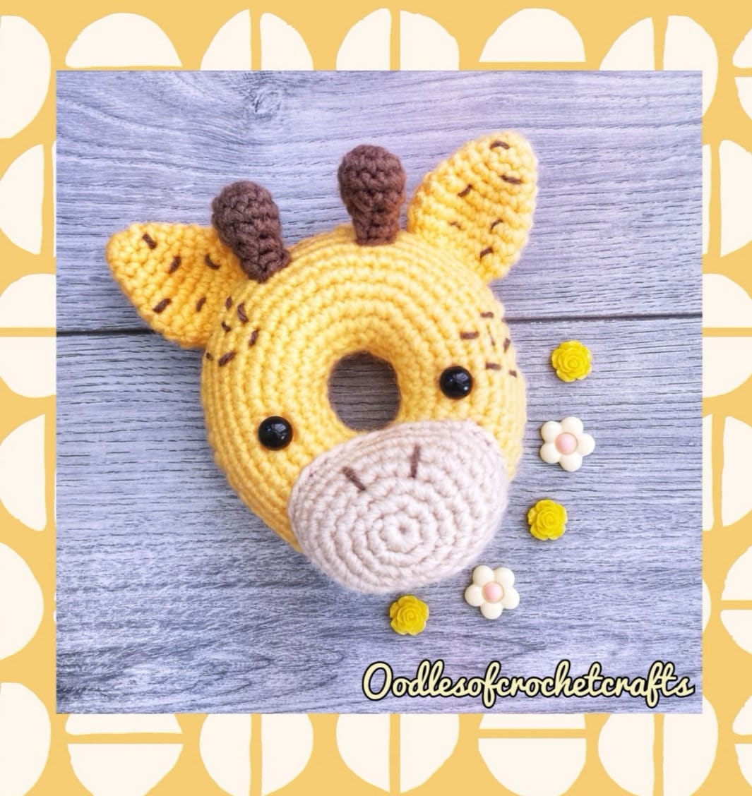 CROCHET PATTERN Doughnut Buddy Giraffe PDF Crochet Pattern | Etsy