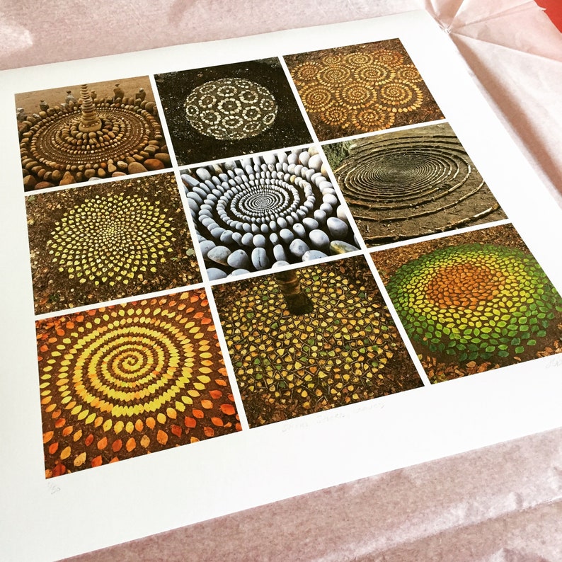 Sticks, Stones, Leaves Collage/detail, Signed and Numbered Limited ...