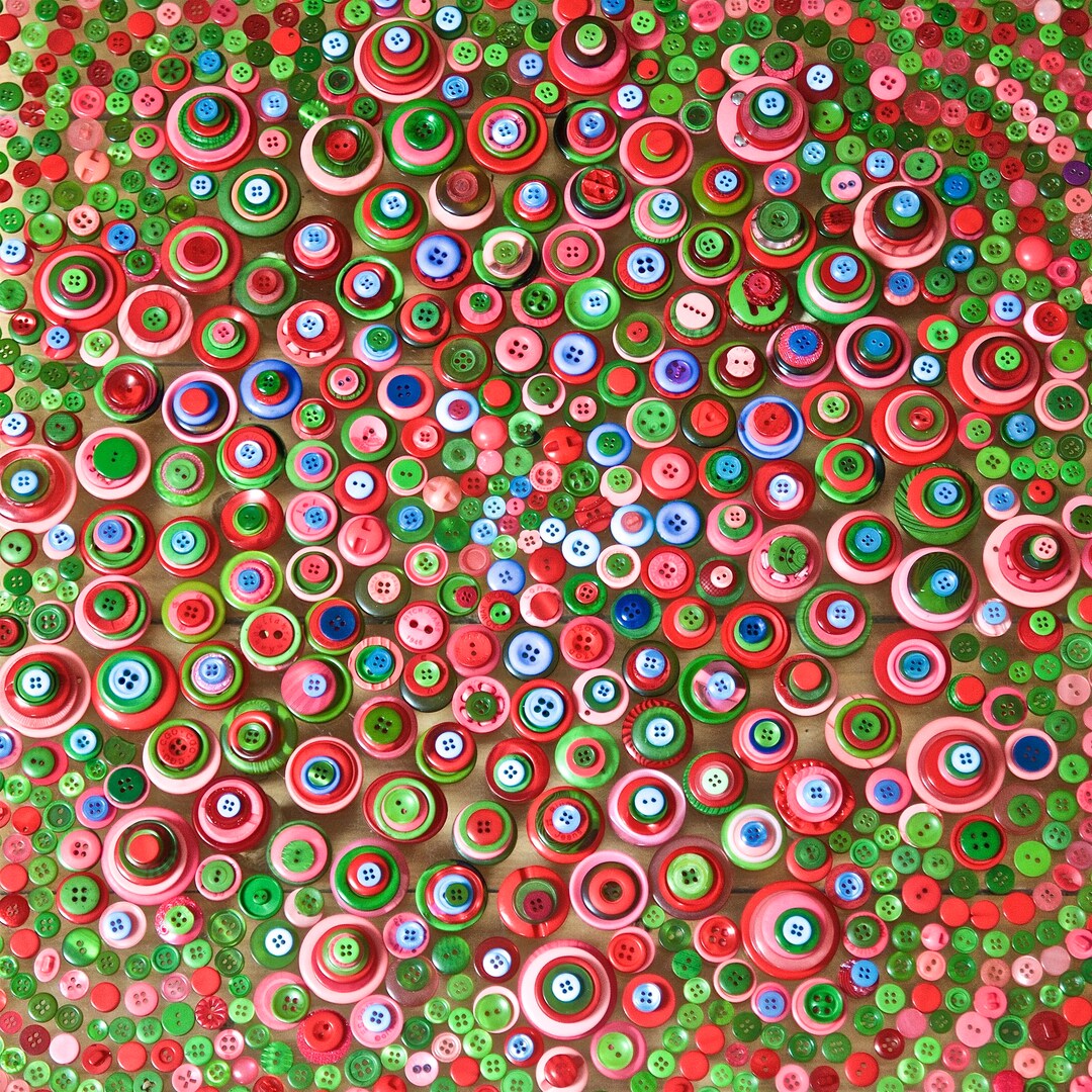 Buttons - Signed Giclee Print 450 X 450mm - Etsy