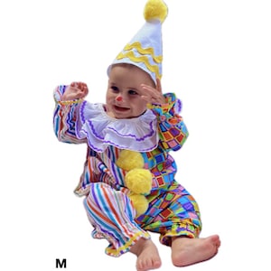 Ships Next Day! Handmade Baby Clown Costume: Circus Party, First ...