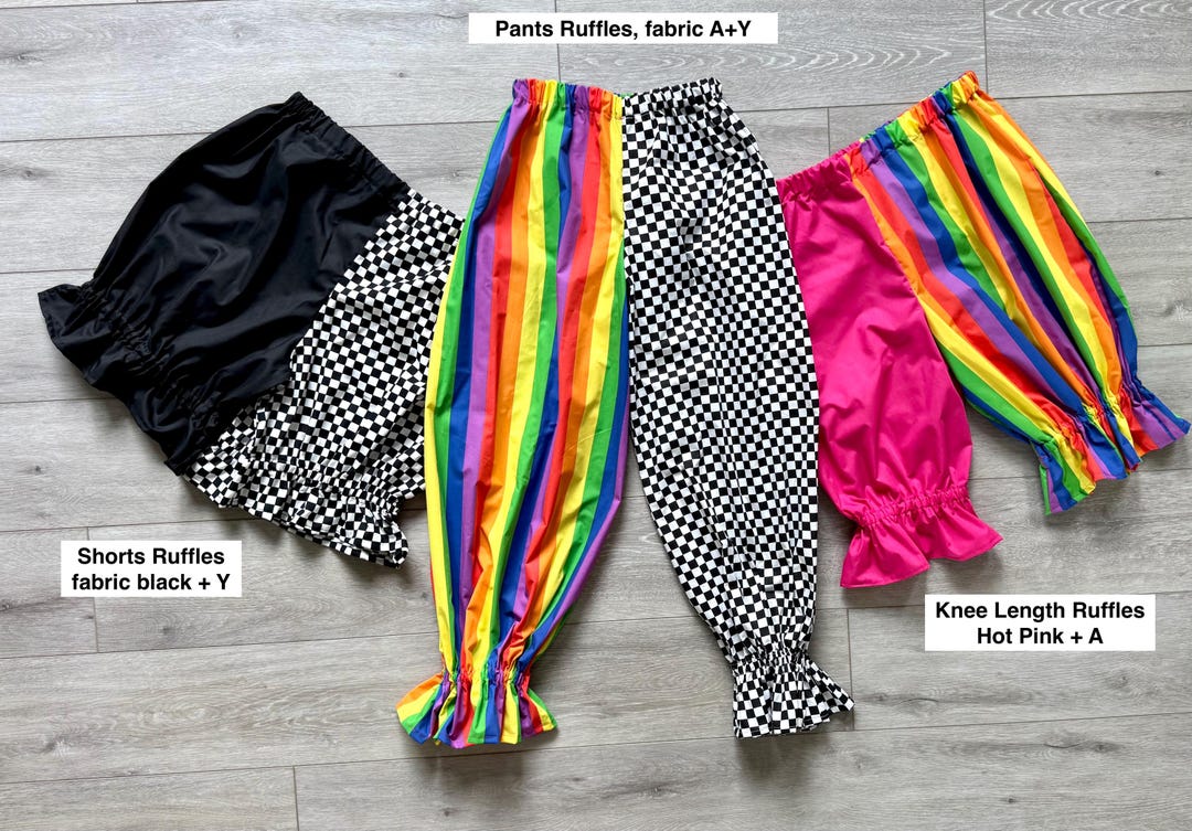 Clown Costume Pants: French Pierrot Circus, Baby to Plus Size - Etsy