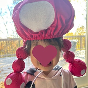 Toad / Toadette Super Mario Cap: Sewn Costume Hat - Etsy