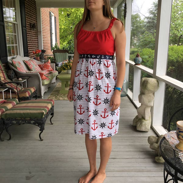 Anchor Dress - Etsy