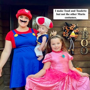 Toad Vest: Super Mario Costume, Adult/child Sizes - Etsy