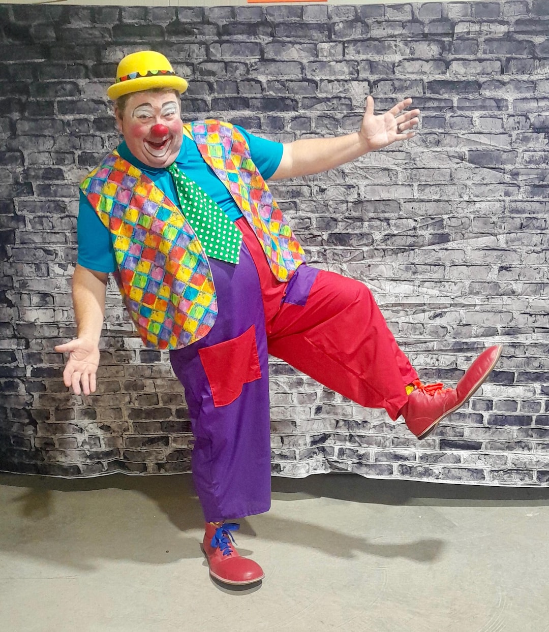 Cotton Clown Vest and Bowtie Costume Set: Child, Adult Cosplay - Etsy