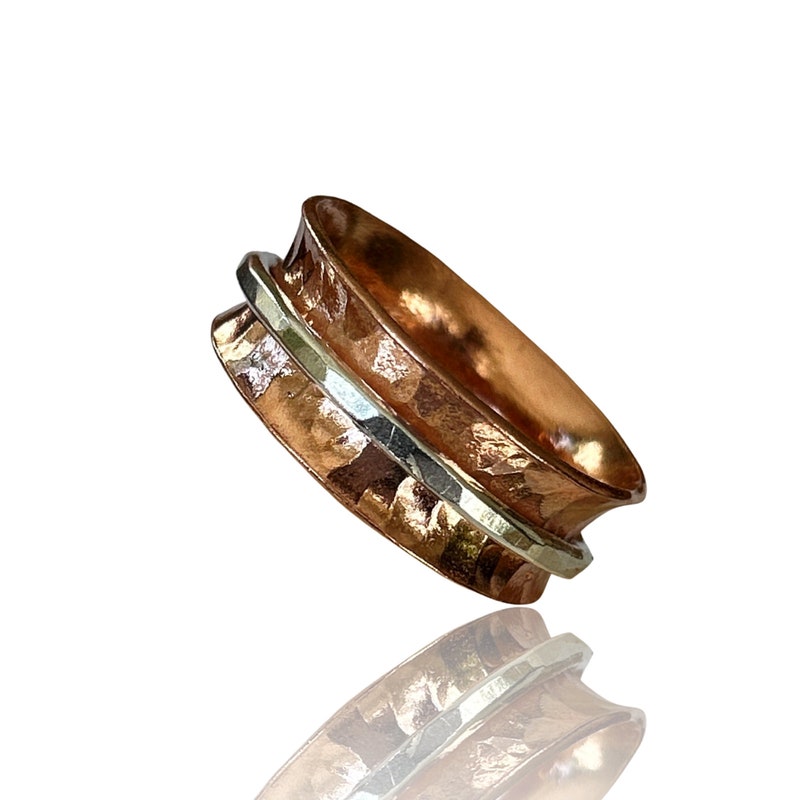 Silver Copper Ring - Etsy