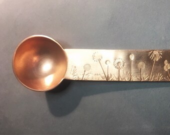 Copper serving spoon | Etsy