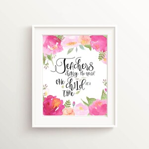 Teacher Appreciation Printable, Thank You Teacher Printable, Preschool ...