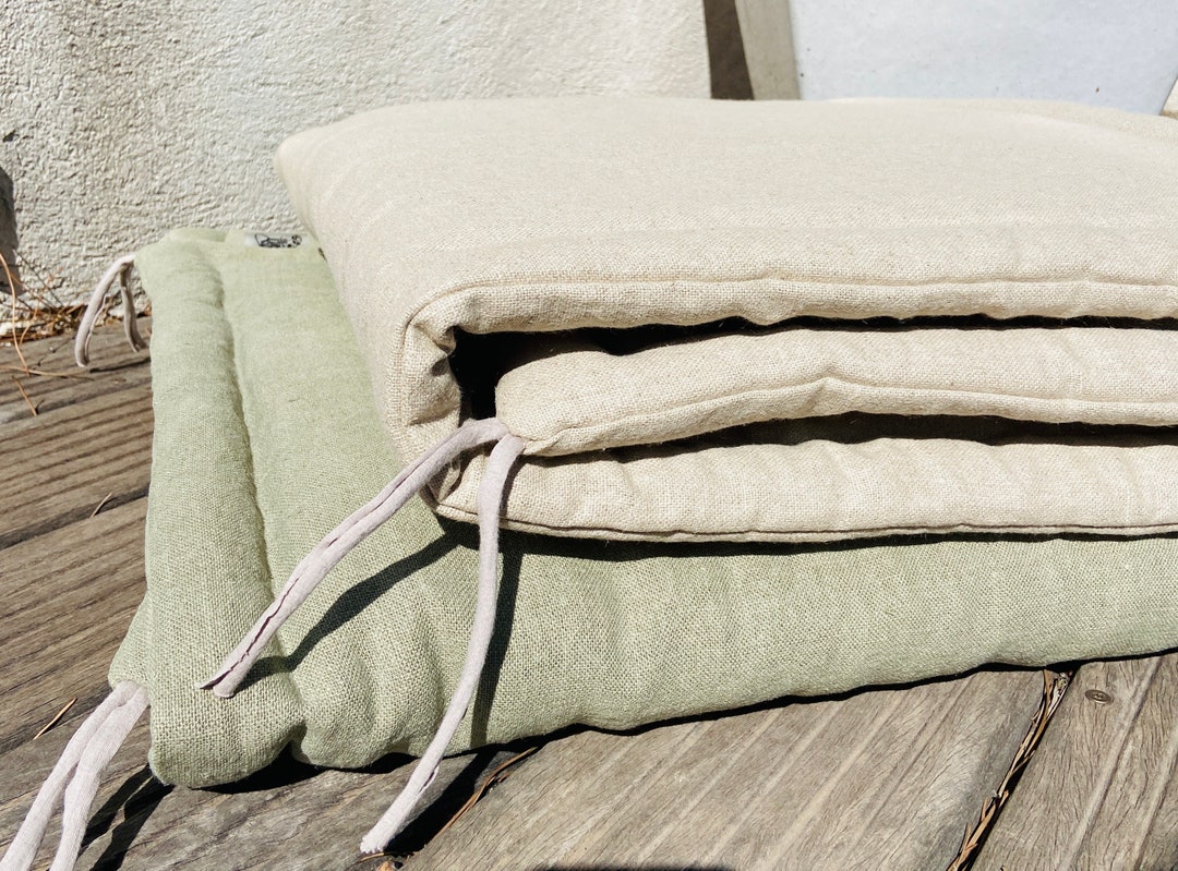 Linen Padded Mattress Topper Boho Style Fleece Floor Mattress Japanese ...