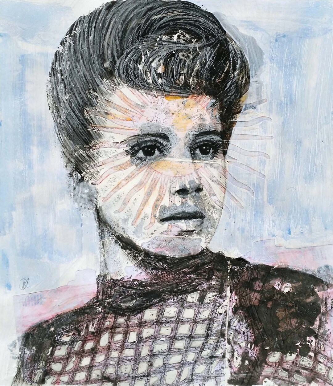 ICON Original Painting of Argentina's Eva Peron evita - Etsy