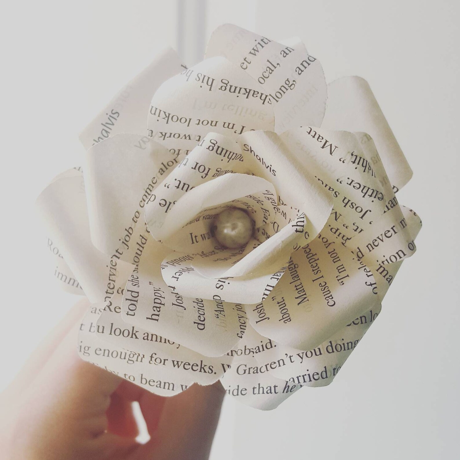 Paper Book Roses Book Roses Book Flower Paper Rose Bouquet | Etsy