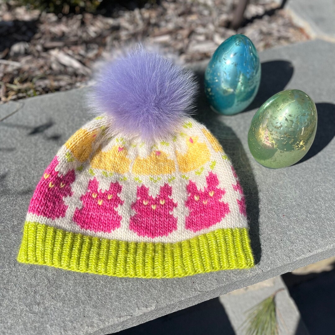 Spring Treats Hat Knitting Pattern - Etsy