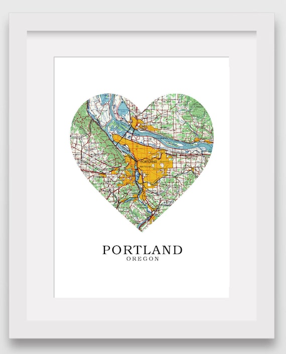 Printable Map Of Portland Oregon