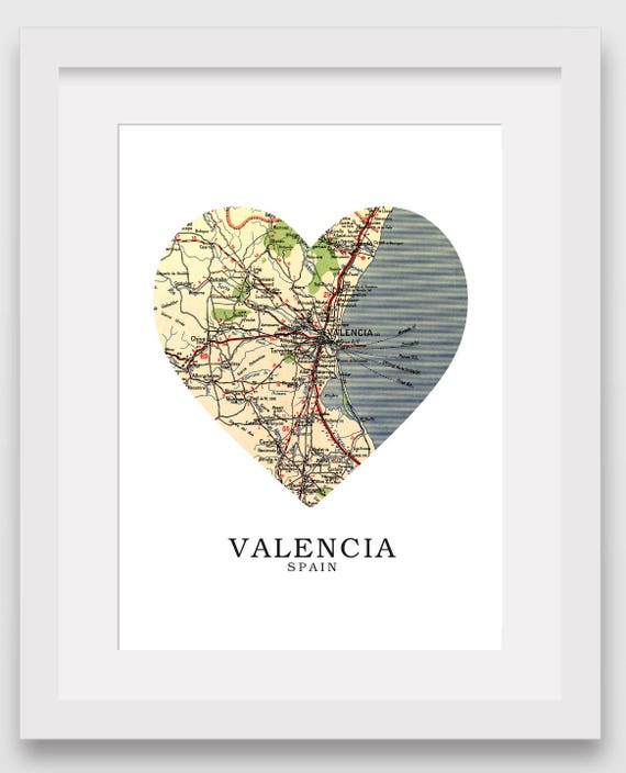 Mapa Del Corazón Mapas Mapa Turístico Del Corazón De España