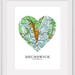 Brunswick Map Heart Print, Brunswick Map Art, Brunswick Georgia Map ...