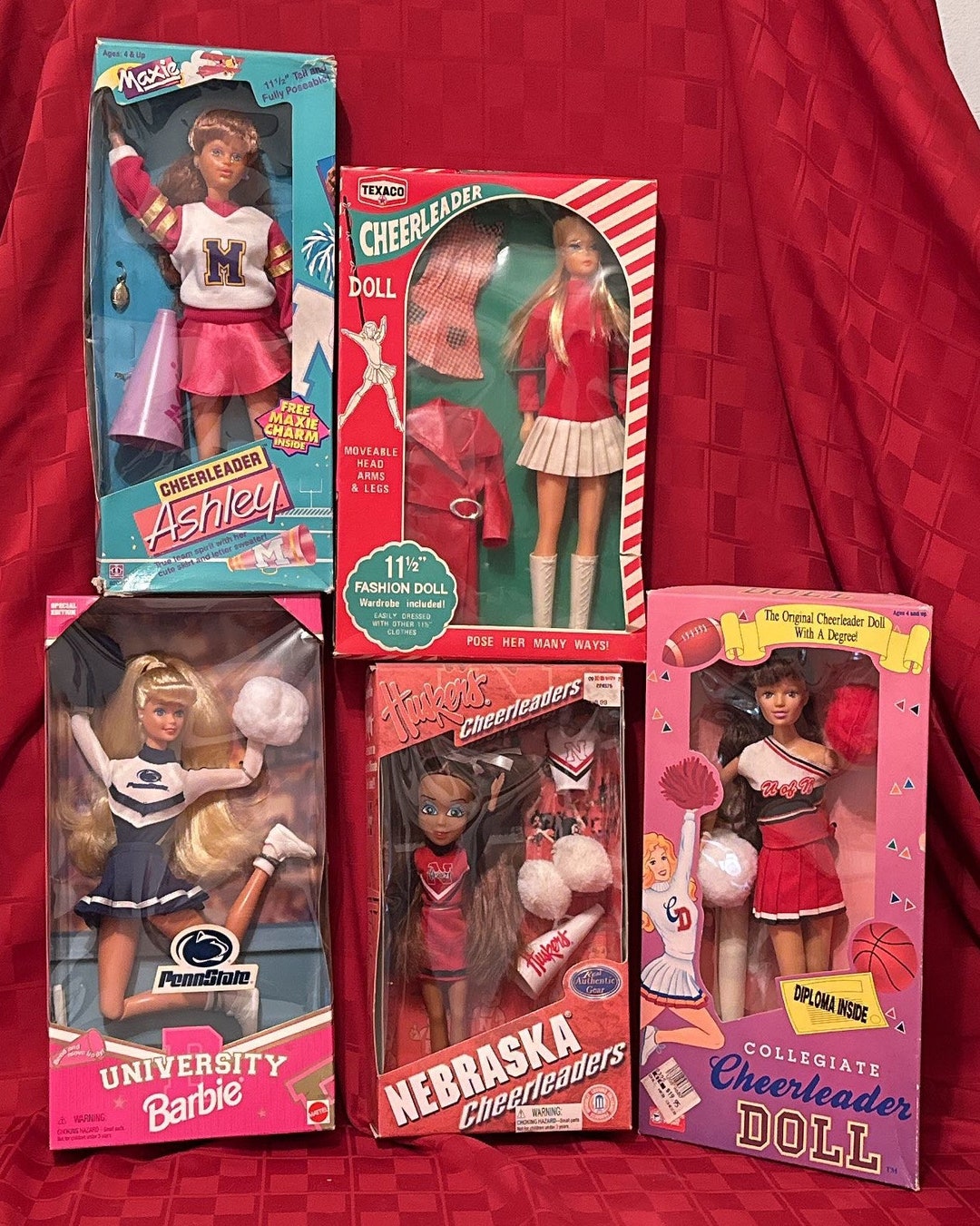Cheerleader Dolls Thru the Years RARE FINDS FREE Shipping - Etsy
