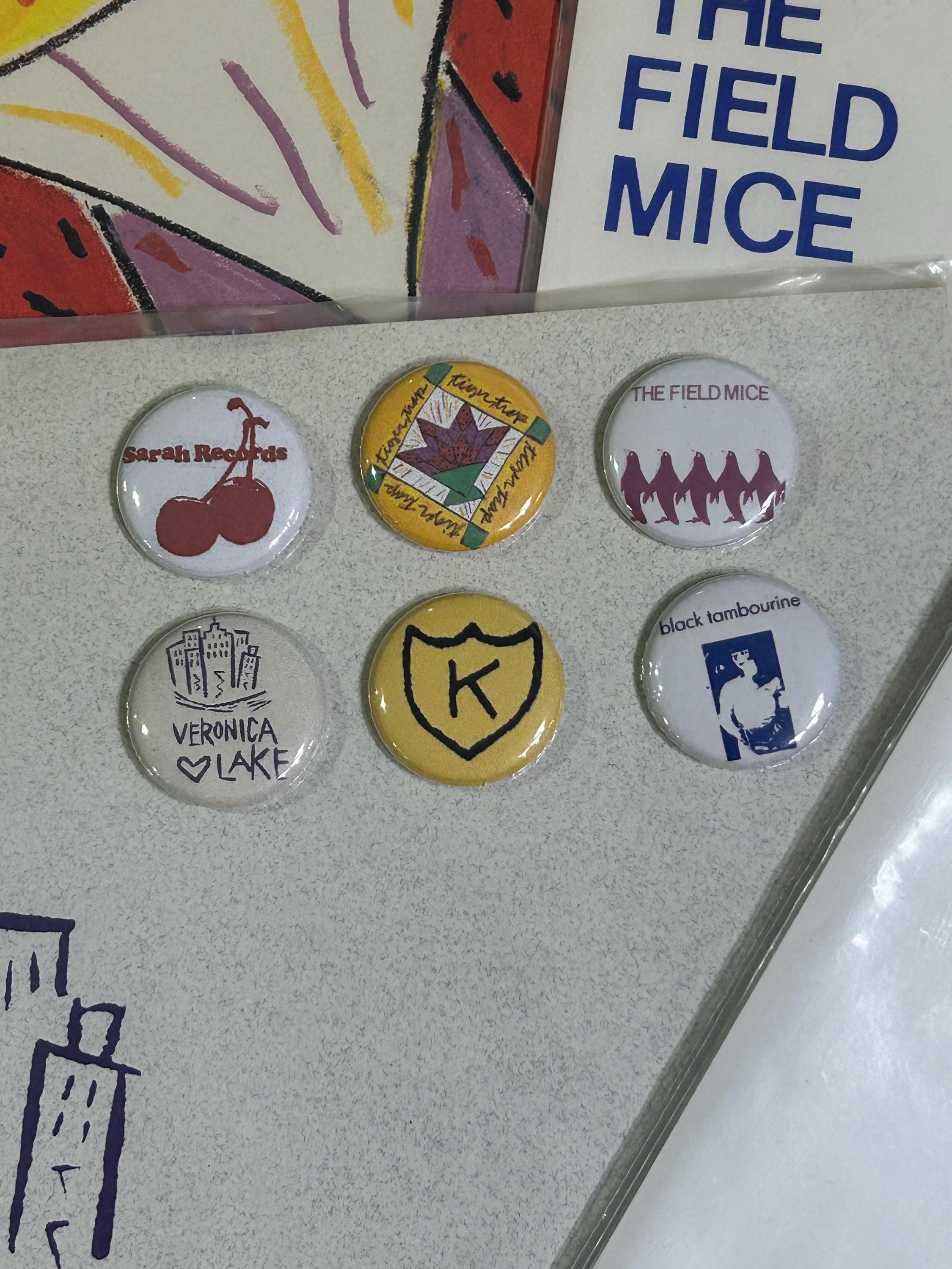 Indie Pop/twee/shoegaze One Inch Button Set (6 Buttons) - Etsy