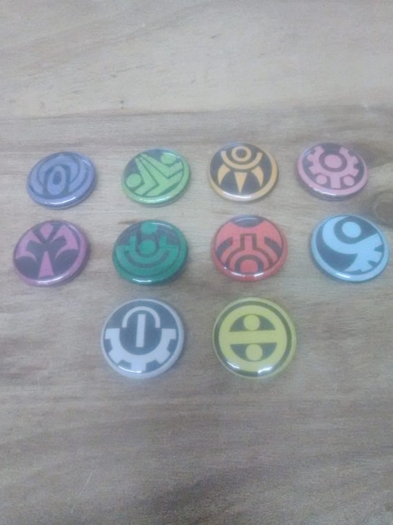 Phantasy Star Section ID One Inch Button Lot 10 Buttons | Etsy