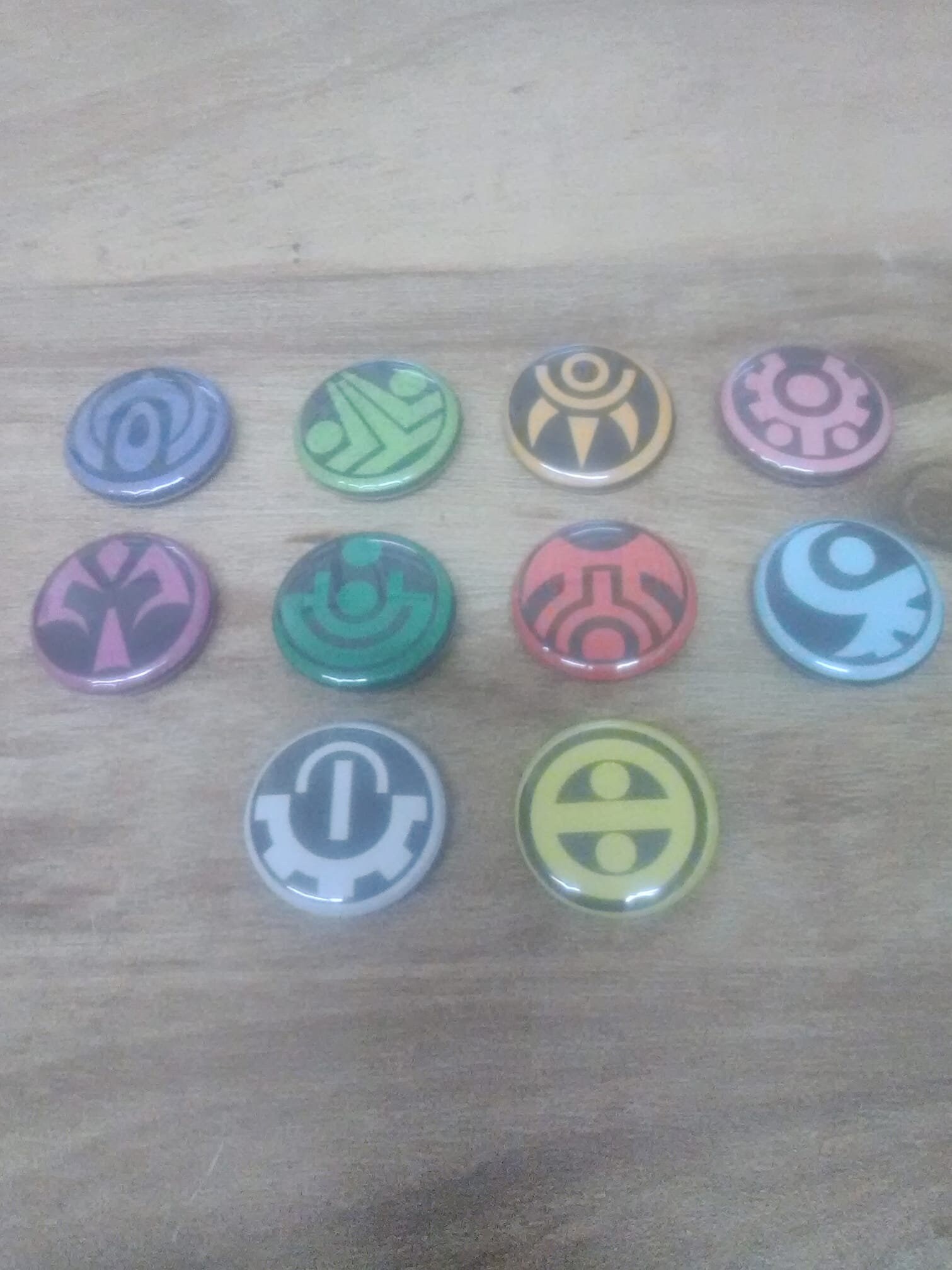 Phantasy Star Section ID One Inch Button Lot 10 Buttons - Etsy