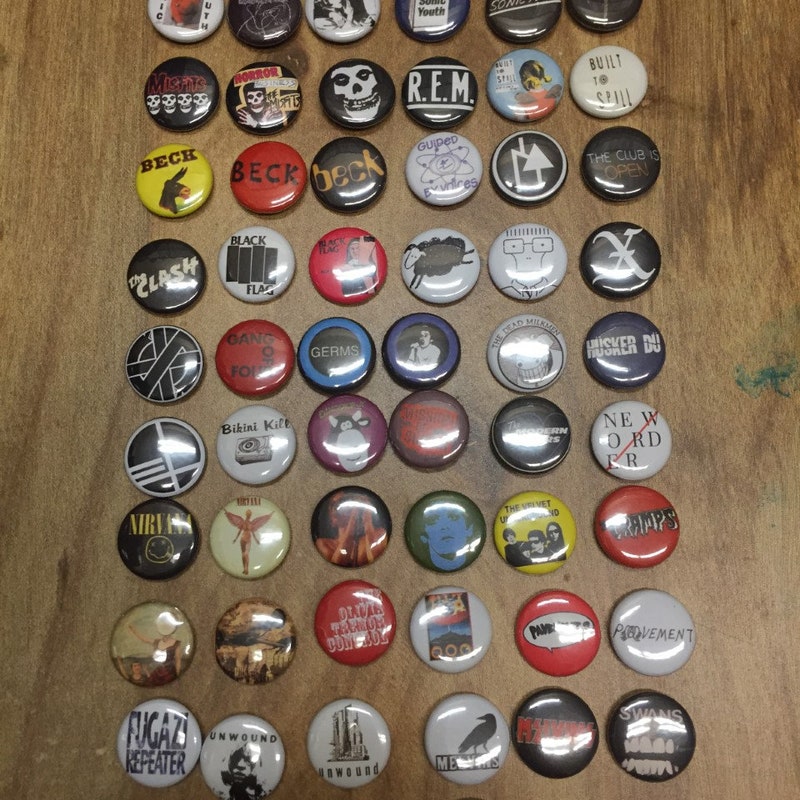 Emo Button Pin - Etsy