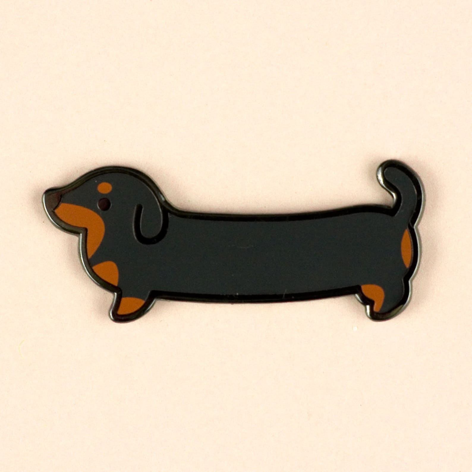 Dachshund enamel pin wiener dog sausage lapel pin brooch badge | Etsy