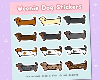 Teckel sticker - Etsy Nederland