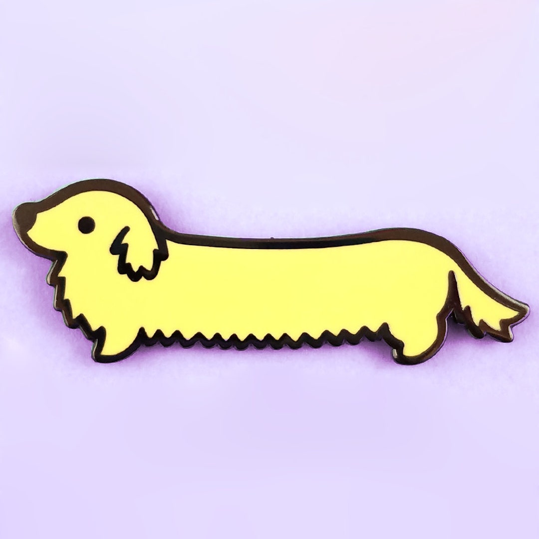 Dachshund Enamel Pin Wiener Dog Sausage Lapel Pin Brooch Badge Flair ...