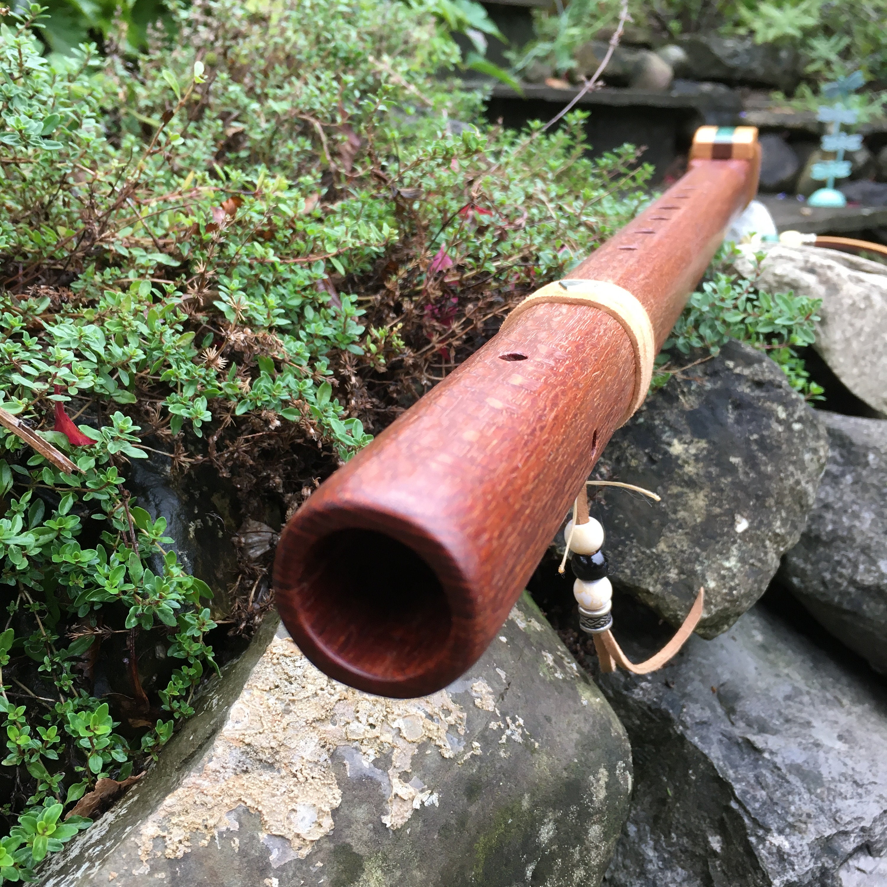 Native American Style Flute. Wooden Flute. Six Hole Wood Flute Hand ...