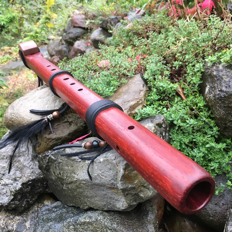 Native American G Flute. Wooden Flute. Five Hole Wood Flute Hand ...