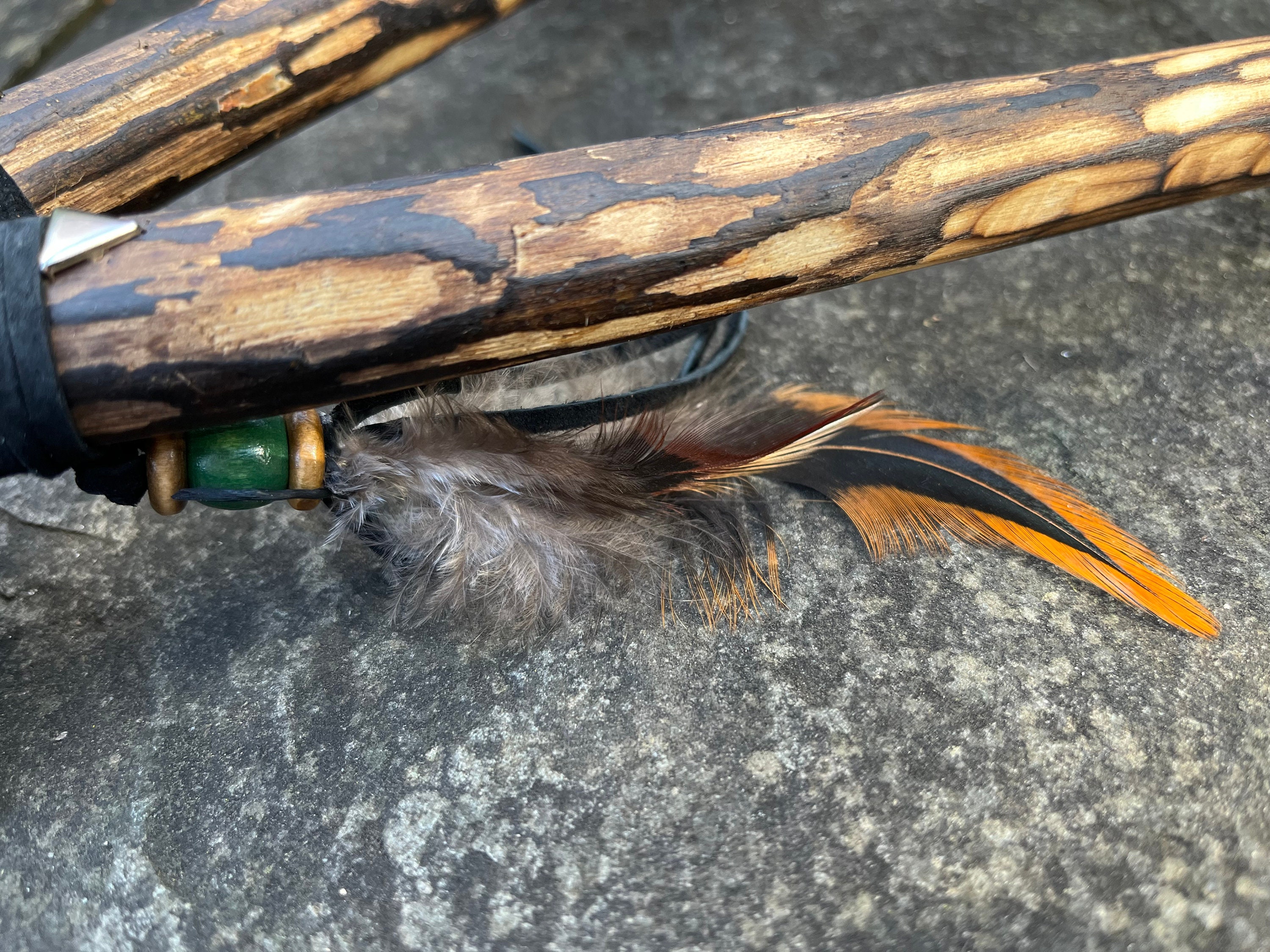 Traditional Native American Friendship Peace Pipe. Wood Meditation Pipe ...