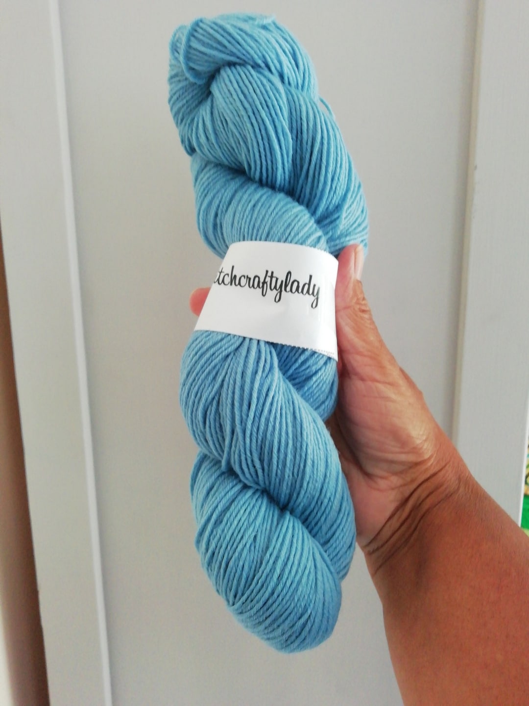 5 Ply/ Sport Weight Yarn in Powder Blue - Etsy