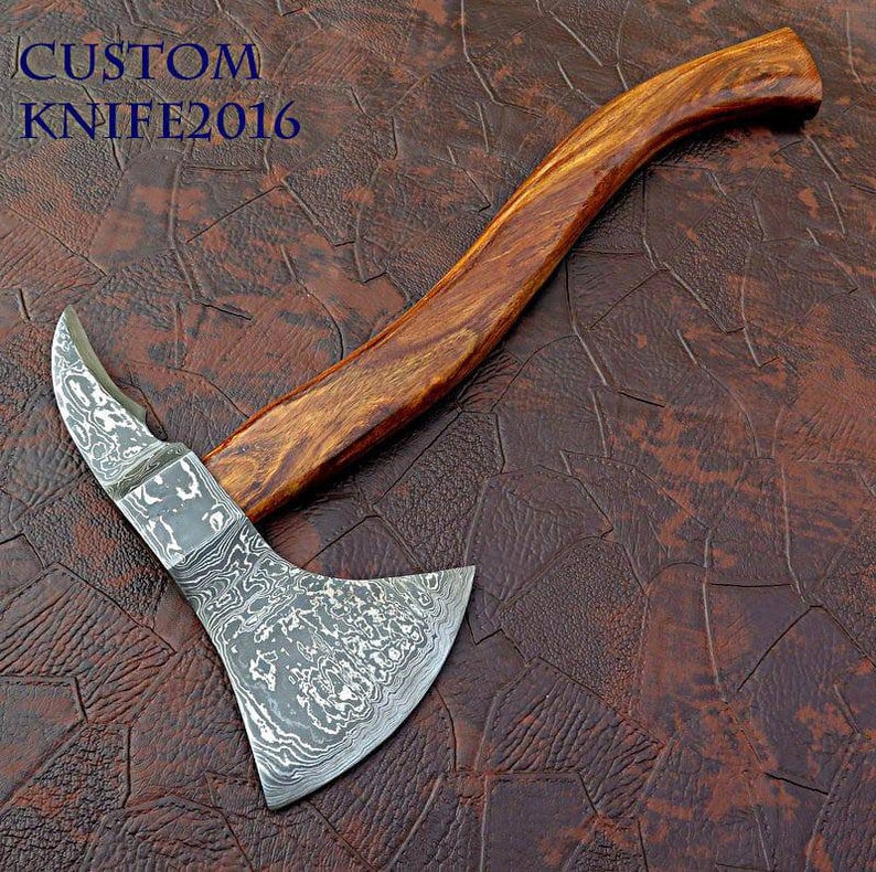 Custom Made DAMASCUS Steel Axe - Etsy