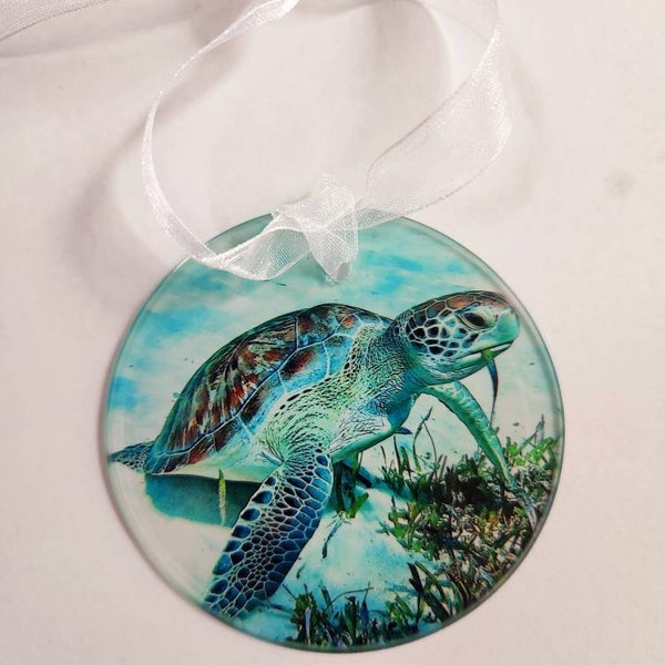 Turtle Suncatcher - Etsy