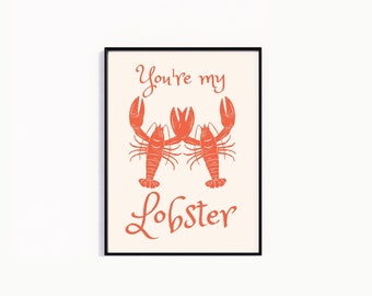Lobster Friends Printable - Etsy