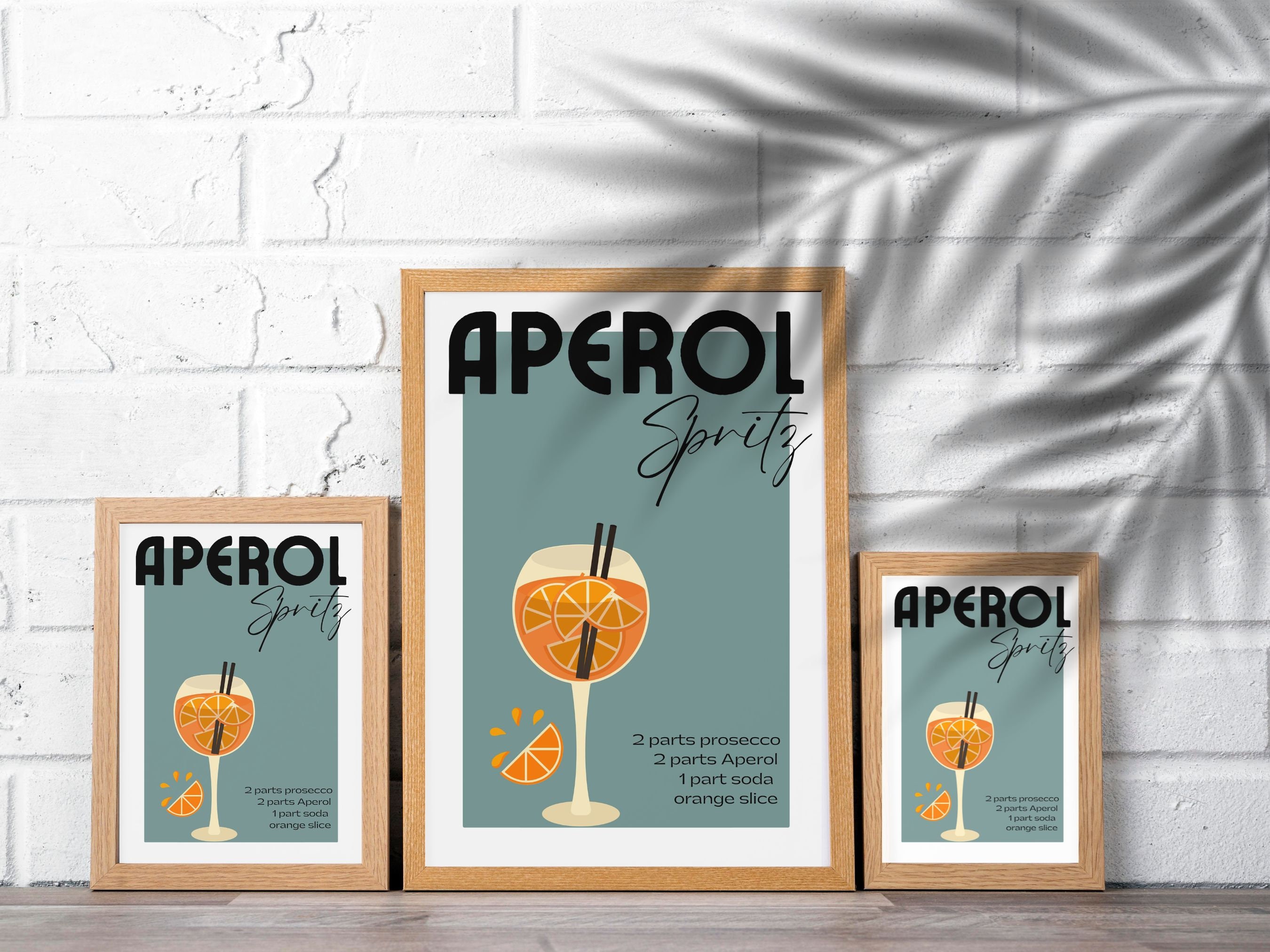 Retro Aperol Spritz Cocktail Print, Aperol Poster, Aperol Spritz ...