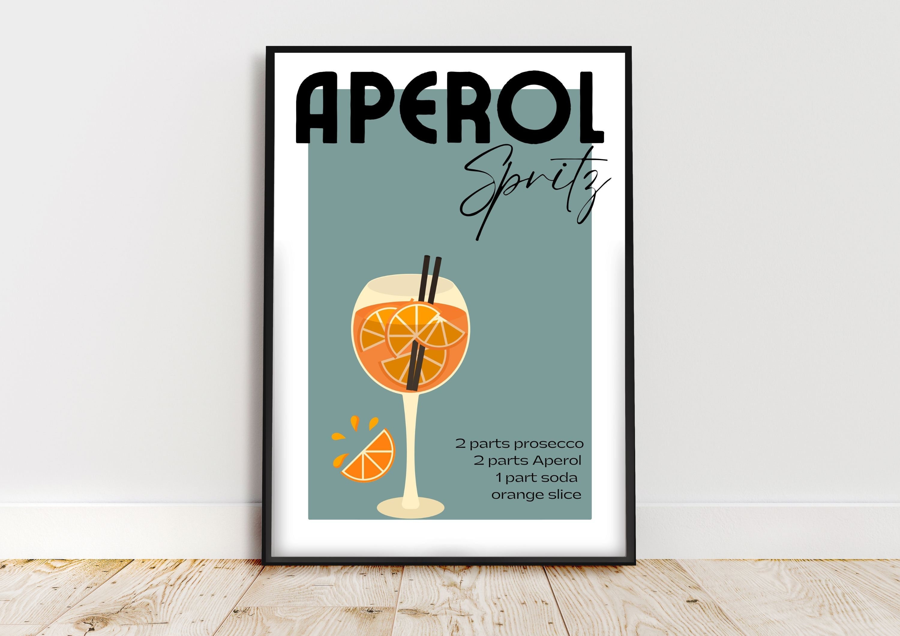 Retro Aperol Spritz Cocktail Print Aperol Poster Aperol - Etsy UK