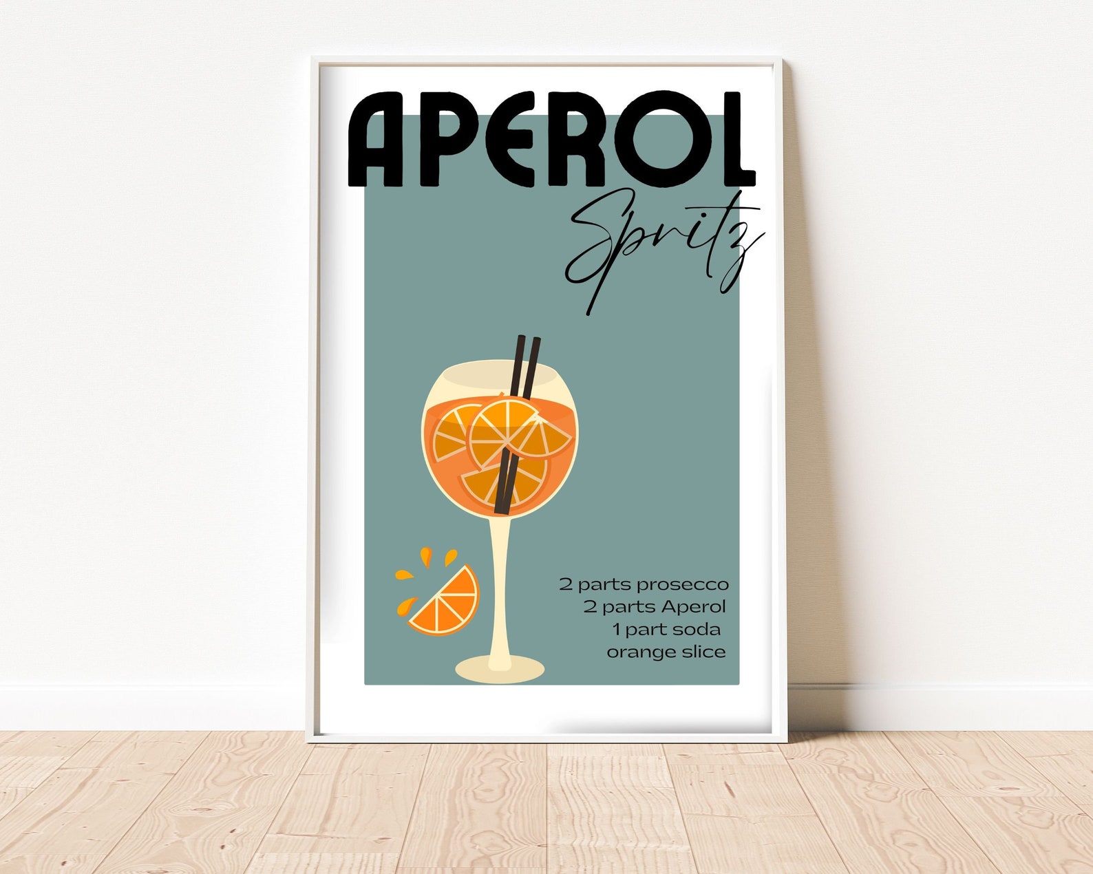 Retro Aperol Spritz Cocktail Print, Aperol Poster, Aperol Spritz ...