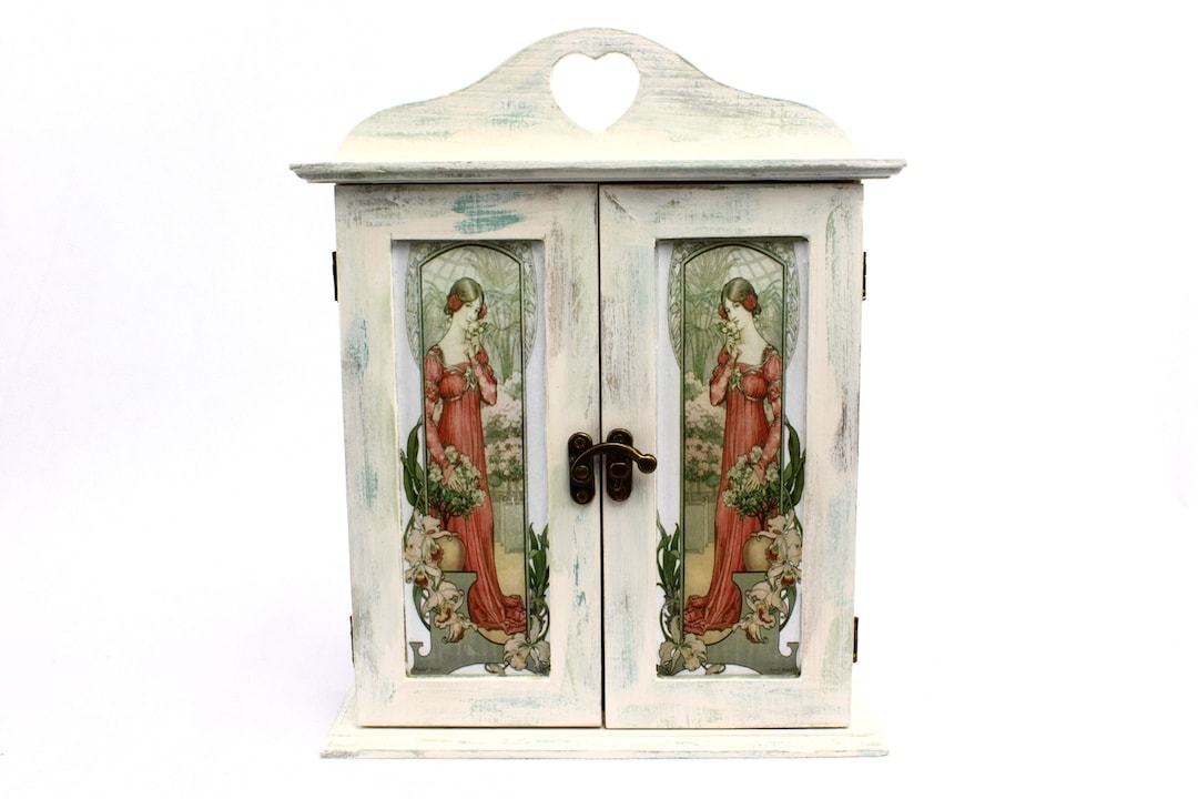 Wooden Key Box, Wall Key Holder, Wall Cabinet, Wall Key Cabinet, Rustic ...