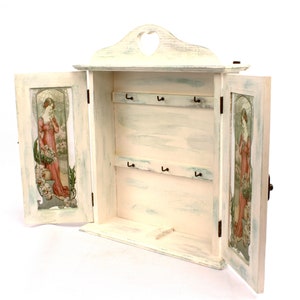 Wooden Key Box, Wall Key Holder, Wall Cabinet, Wall Key Cabinet, Rustic ...