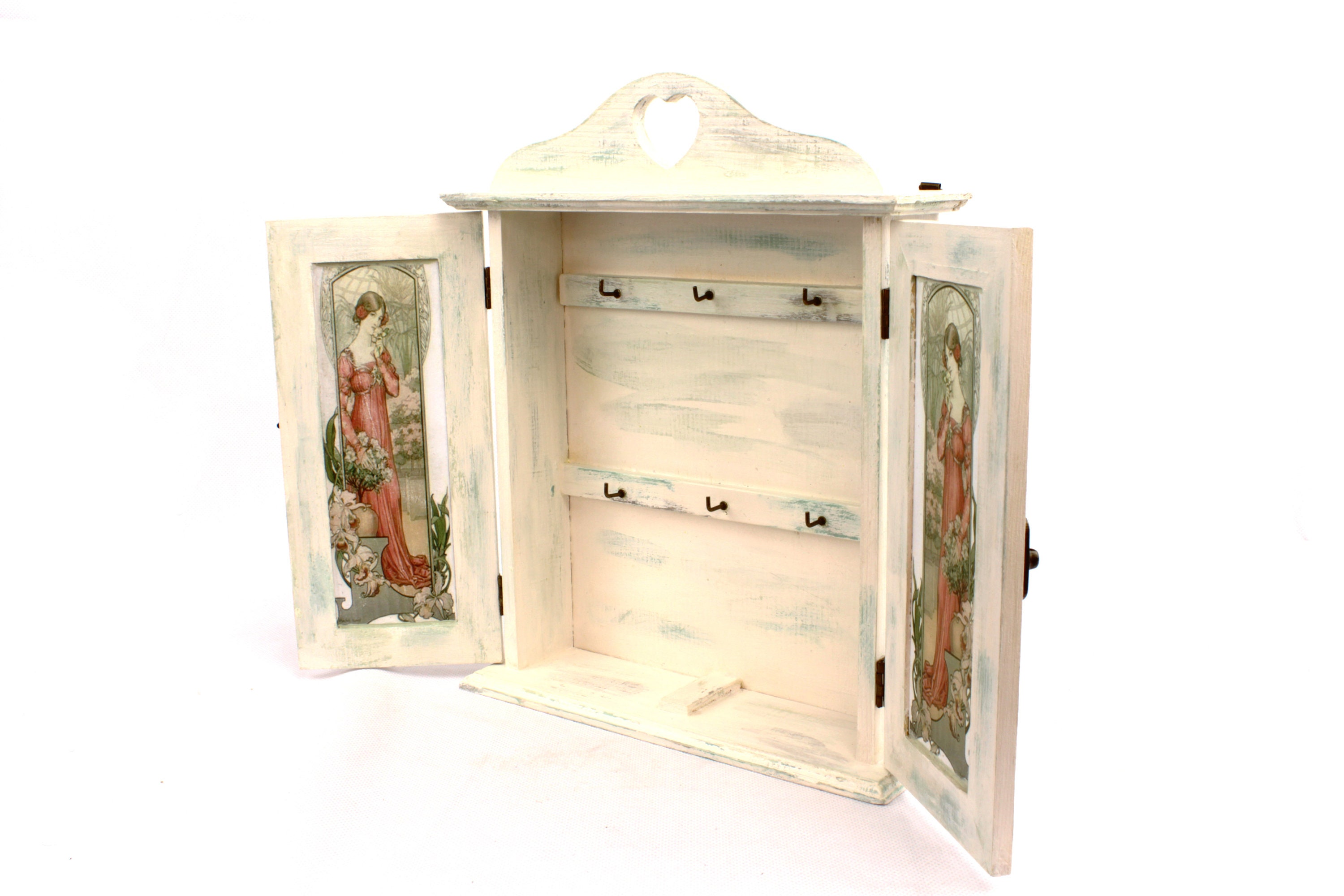 Wooden Key Box, Wall Key Holder, Wall Cabinet, Wall Key Cabinet, Rustic ...