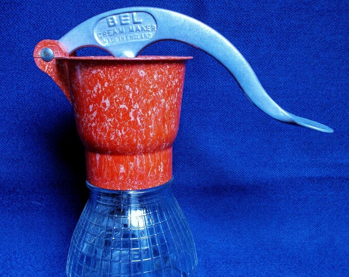 Vintage Empire Cream Maker - Jubilee Model - 1930s - Red Mottled ...