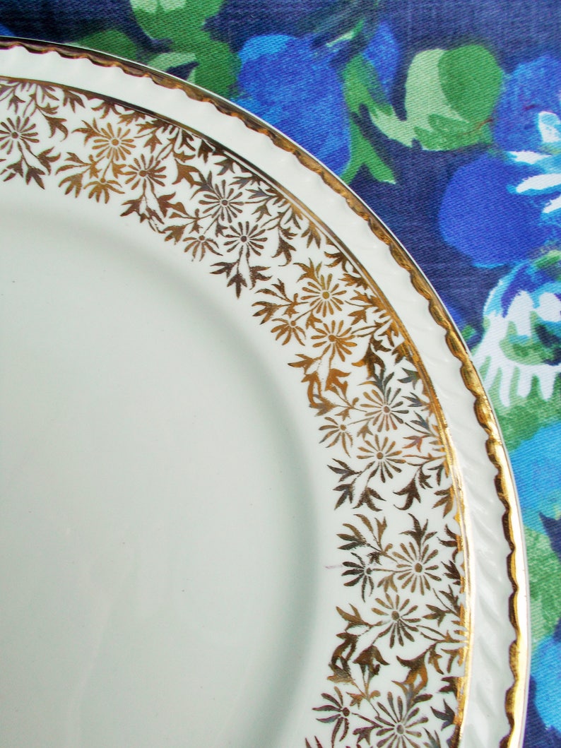 Vintage China Trio 1954 White and Gold Colourway - Etsy UK